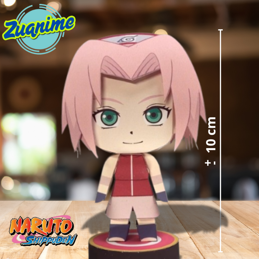 Jual Papercraft SAKURA , 3D modeling Paper Craft Anime Nauto ...