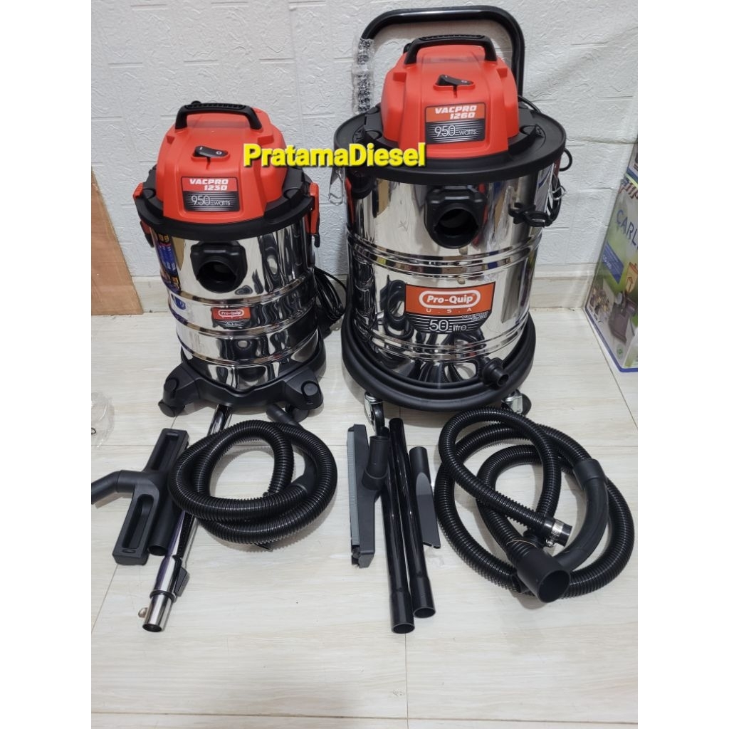 Jual Vacum Cleaner 50Liter&30Liter Stainless PRO-QUIP Mesin Penyedot ...