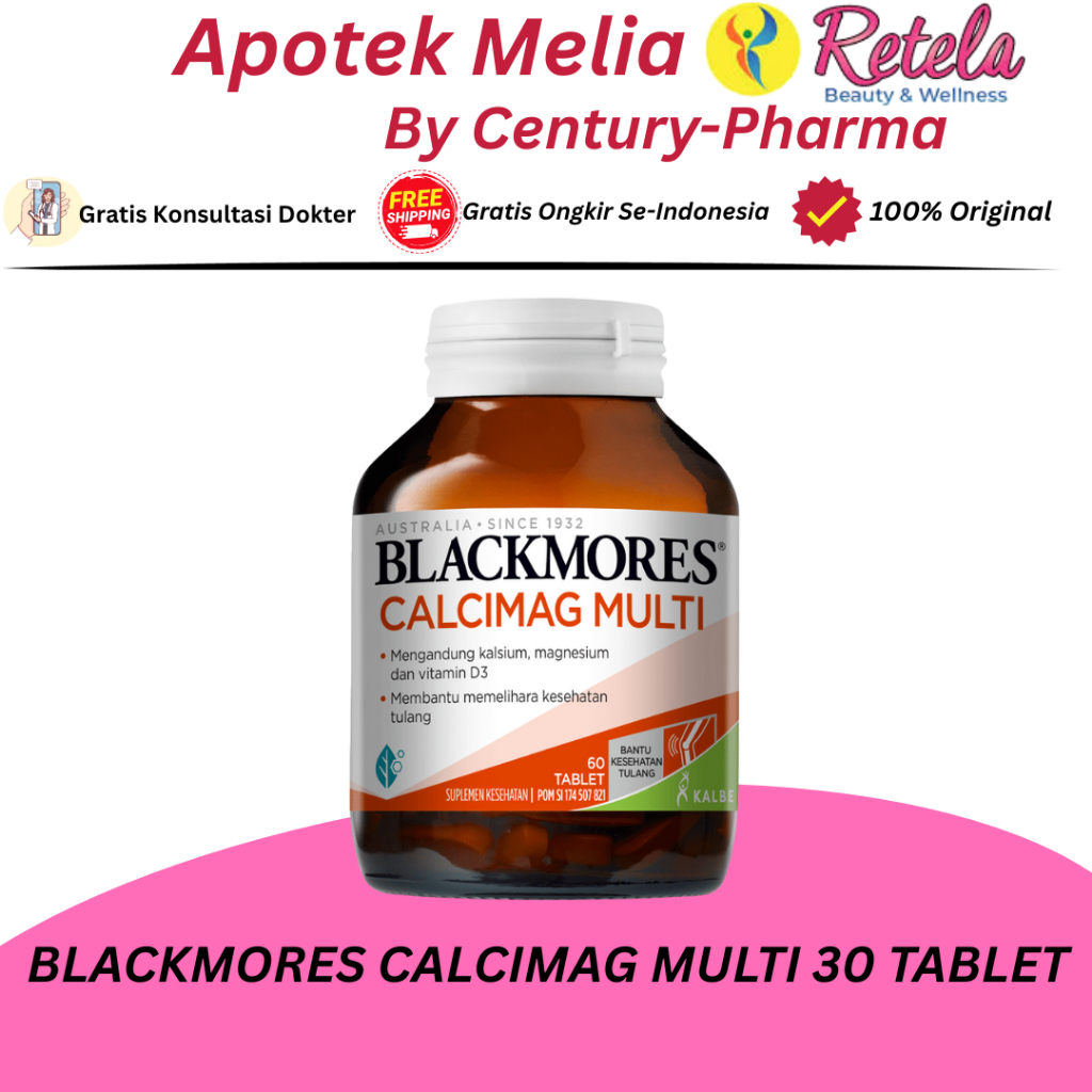 Jual BLACKMORES CALCIMAG MULTI 30 TABLET(Bantu Jaga Kesehatan Tulang ...