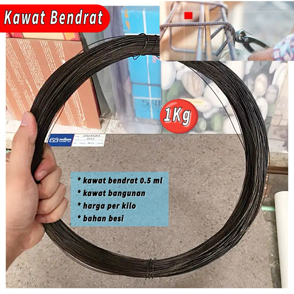 Jual Kawat bendrat Hitam/Tali Bendrat/Kawat Hitam Bendrat Harga Per Kg ...