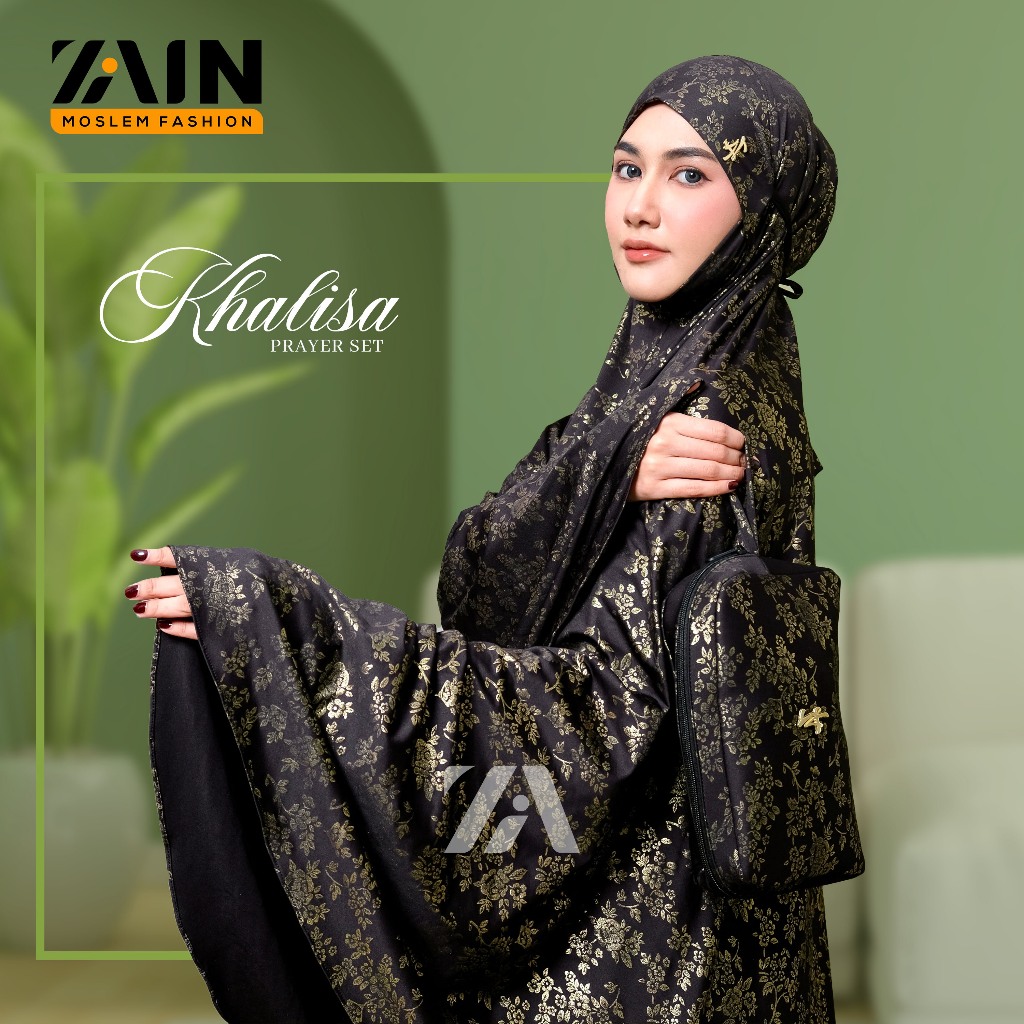Jual Mukena Dewasa Khalisa Menutup Dagu Jersey Premium Mewah - ZAIN ...