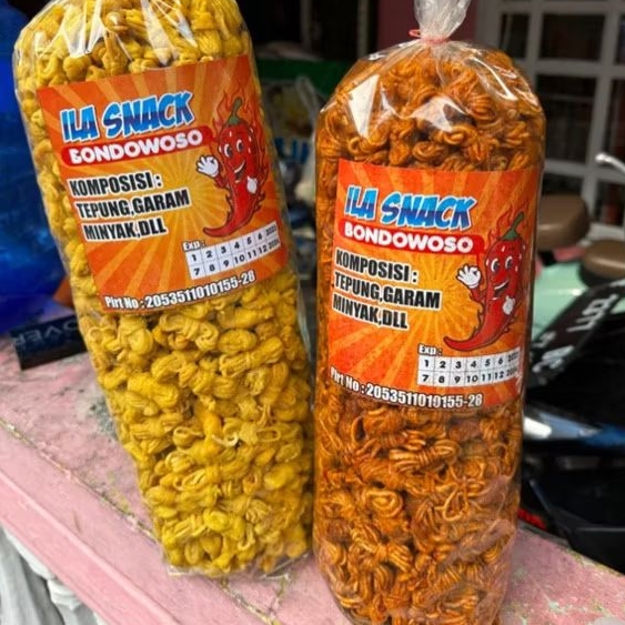Jual PAKET USAHA 2KG MI GULUNG \ MI GULUNG ILA SNACK RENYAH | Shopee ...