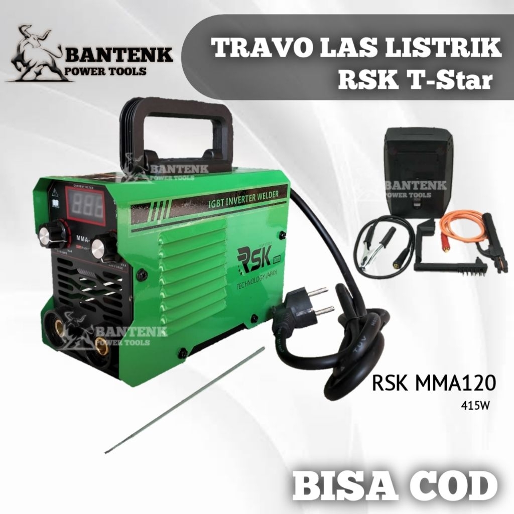 Jual TRAVO LAS MESIN LAS MMA120 415W RSK Tstar MESIN LAS LISTRIK ...