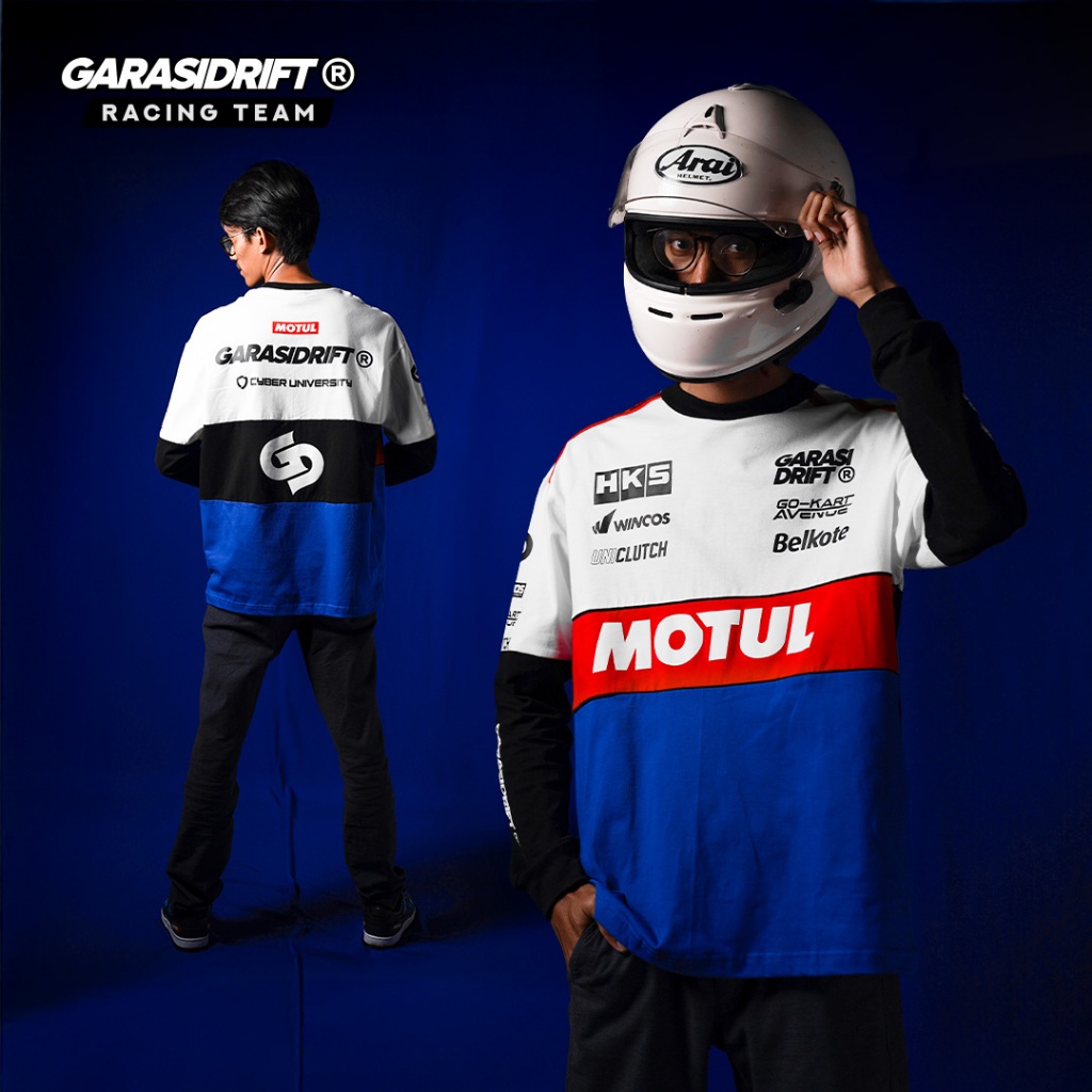 Jual Garasi Drift Longsleeve GDRT 2025 Type 2 White | Shopee Indonesia