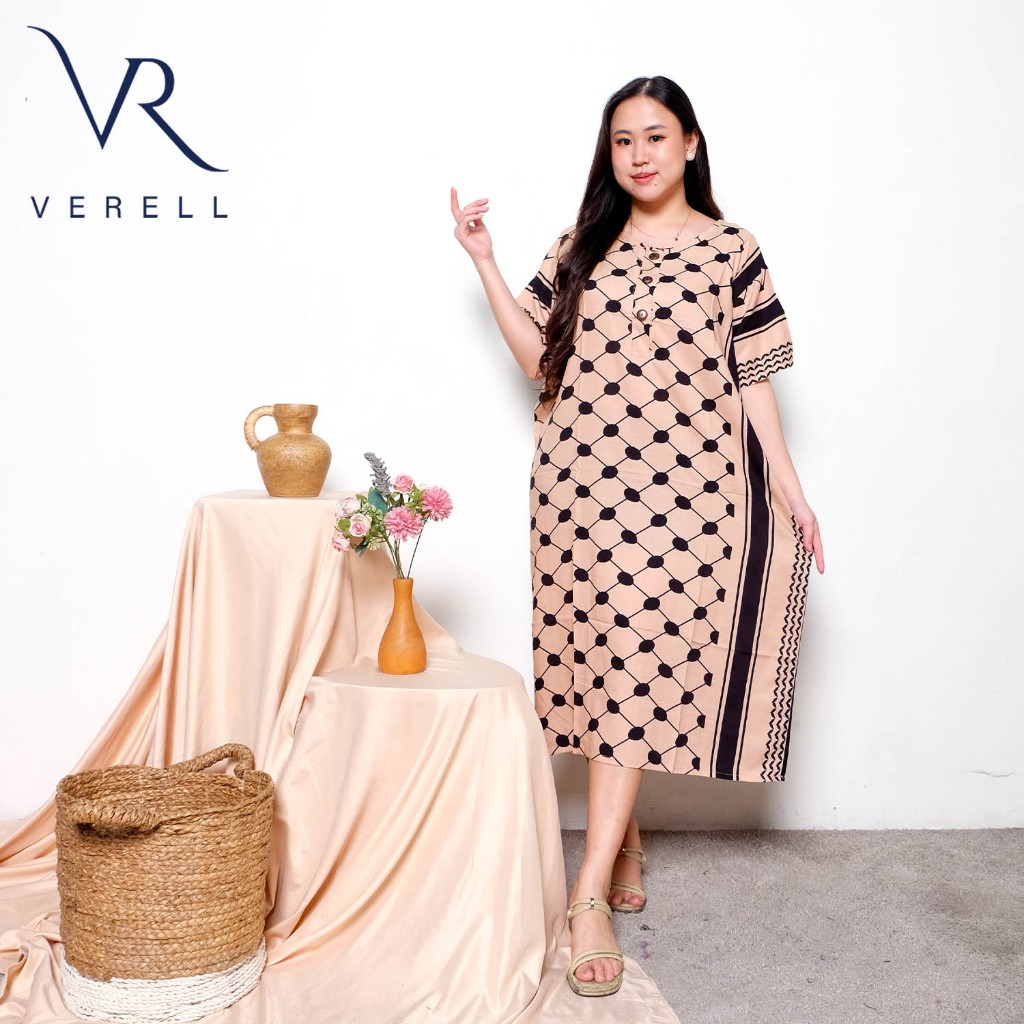 Jual daster wanita busui kancing ibu hamil bumil ukuran jumbo panjang ...