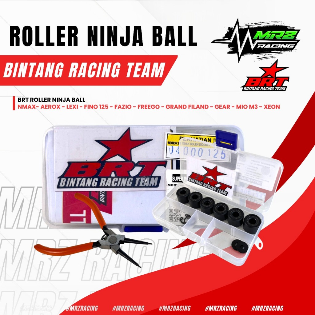 Jual Roller BRT Ninja Ball Nmax Aerox Lexi Roler BRT Ninja Ball ...