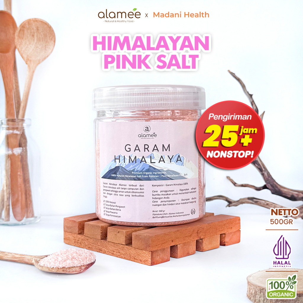 Jual Garam Himalaya 500 G Pink Himalayan Sea Salt Pakistan madani ...