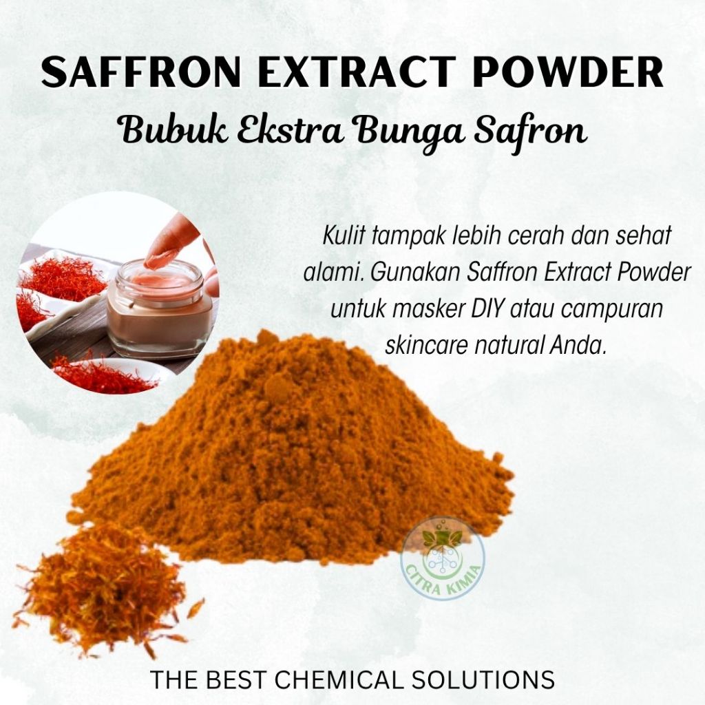 Jual Saffron Extract Powder 10gr - Bubuk Ekstra Bunga Saffron Food ...