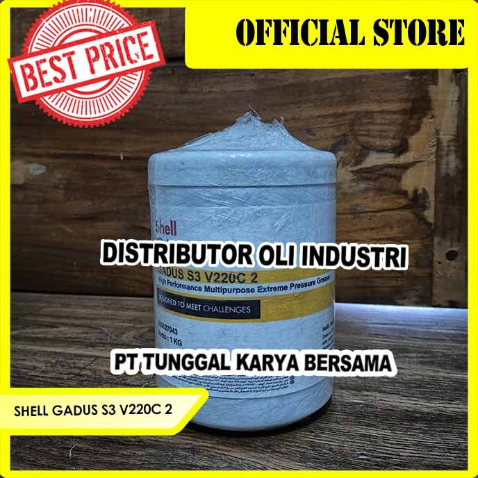 Jual SHELL GADUS S3 V220C 2 ( 1 Kg - Multipurpose Extreme-Pressure ...