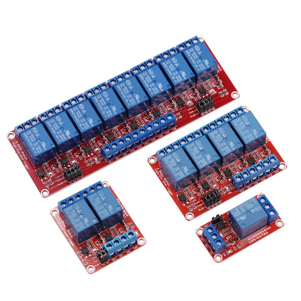 Jual TERMURAH Relay Module 1 or 2 Channel 5V 12V Supports High and Low ...