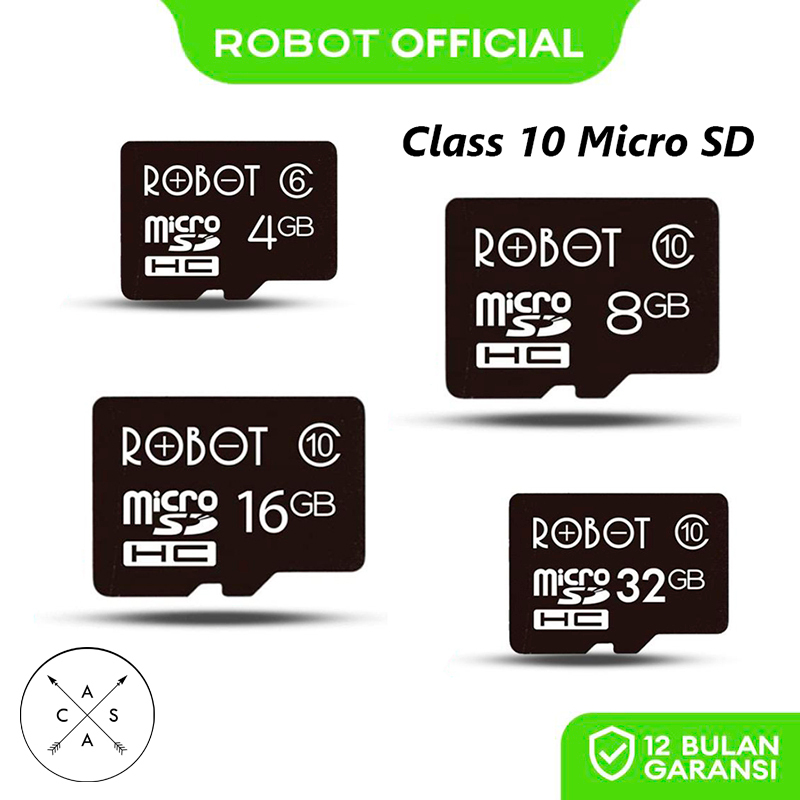Jual ROBOT Micro SD TF 4GB / 8GB / 16GB / 32GB Memory Card Kartu Memori ...