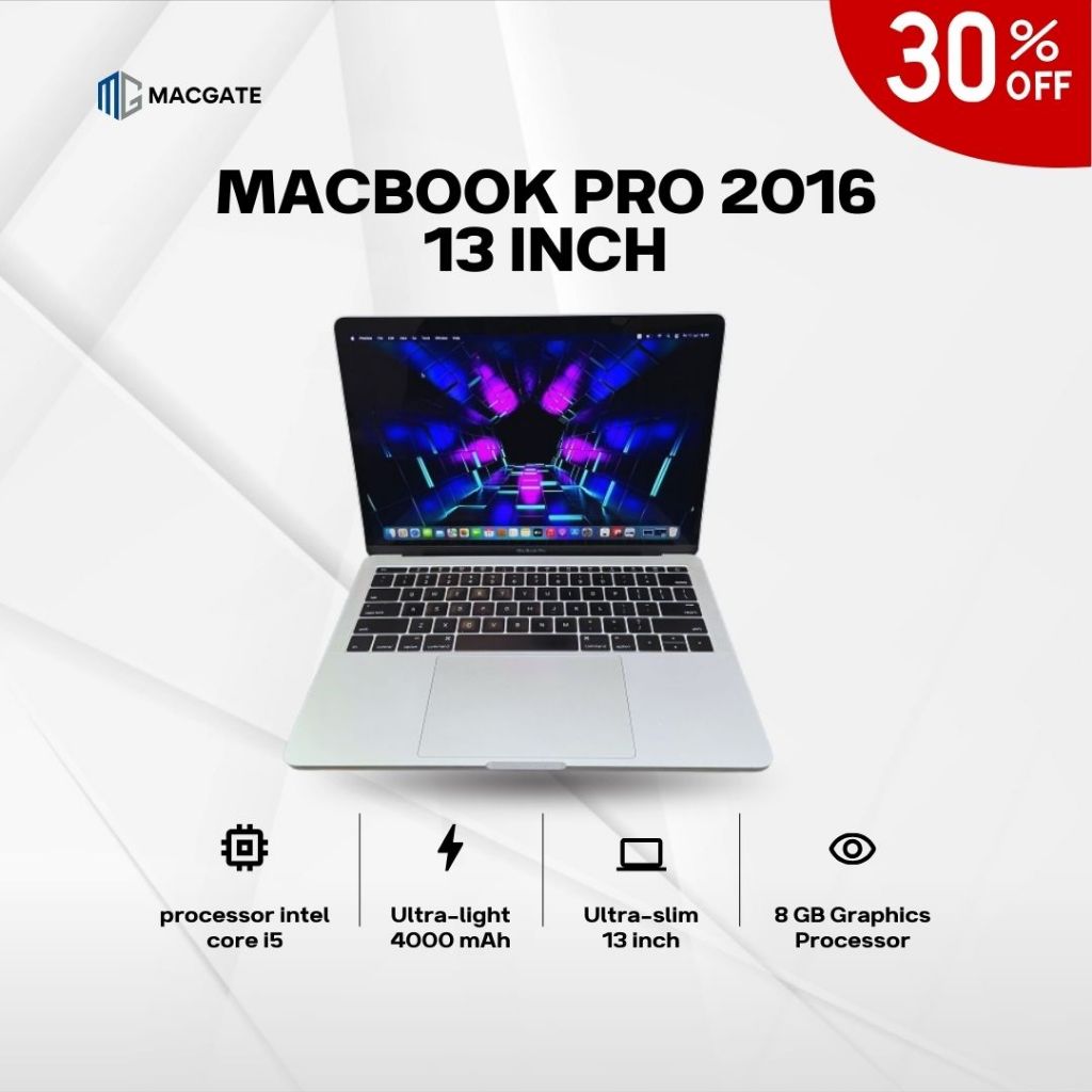 Jual {FLASH SALE} MACBOOK PRO 2016 13 INCH RETINA RAM 8 SSD 256 GB CORE ...
