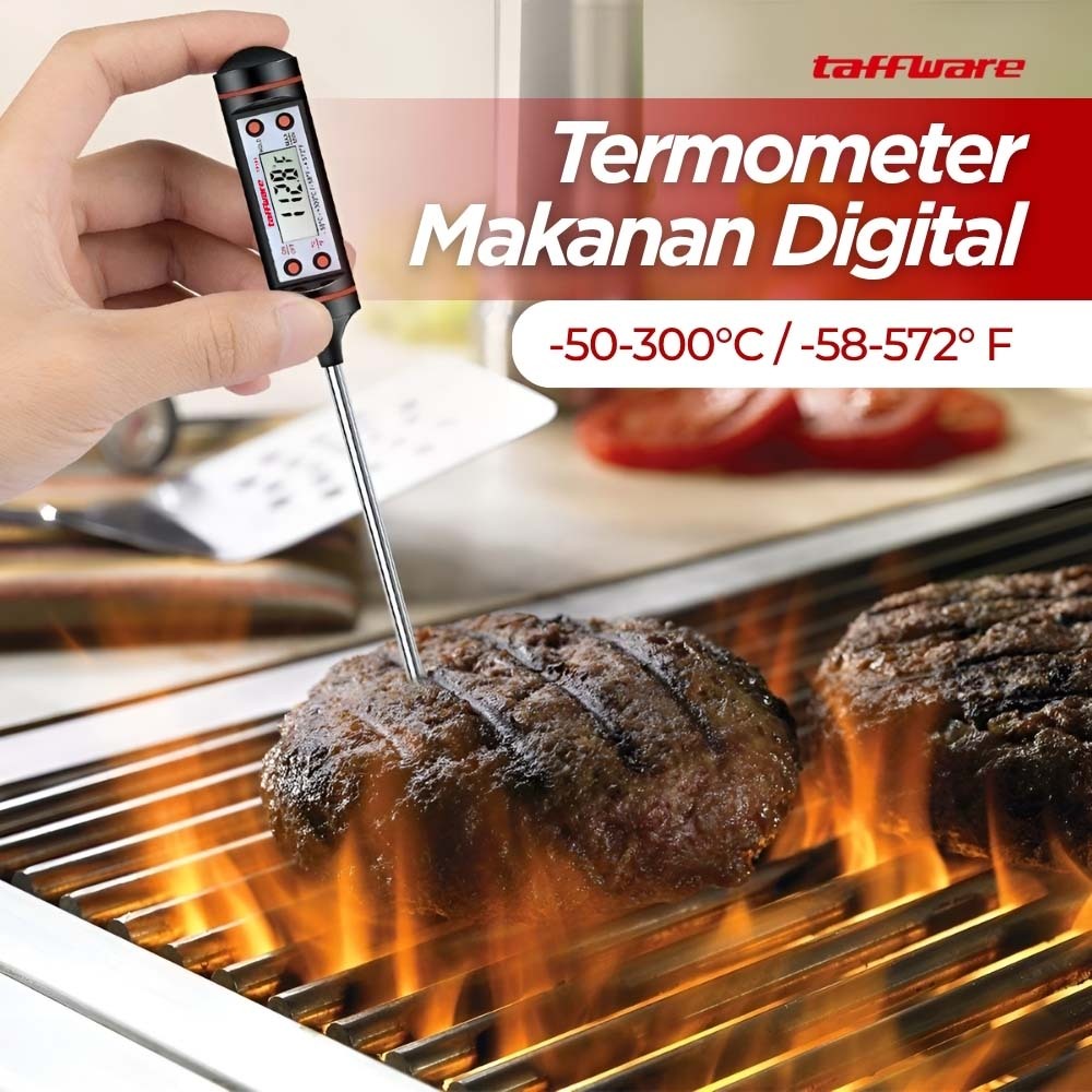 Jual Taffware Thermometer Pengukur Suhu Makanan Digital Daging Kopi ...