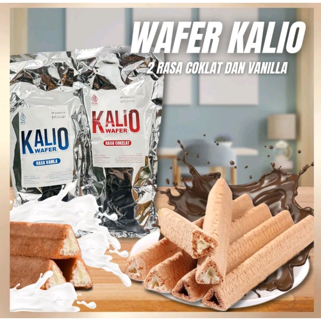 Jual Kalio wafer stick vanila, coklat 280gram taiko viral | Shopee ...