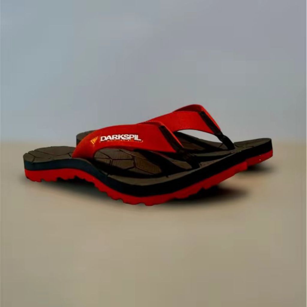 Jual Sandal gunung Darkspil- sandal jepit merah pria wanita 36-43 ...