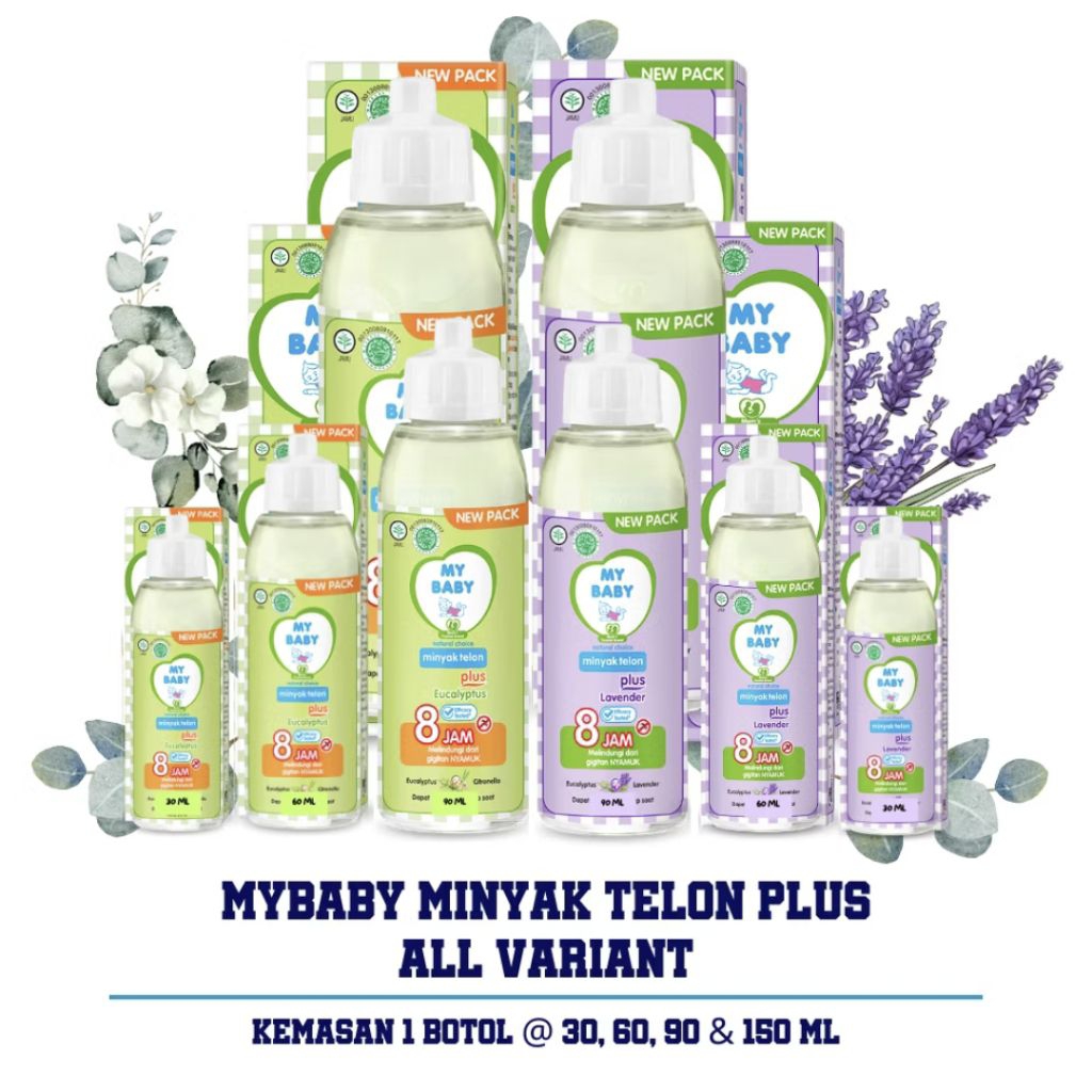 Jual MY BABY MINYAK TELON (30, 60, 90 dan 150 ml) ORIGINAL SEMUA VARIAN ...