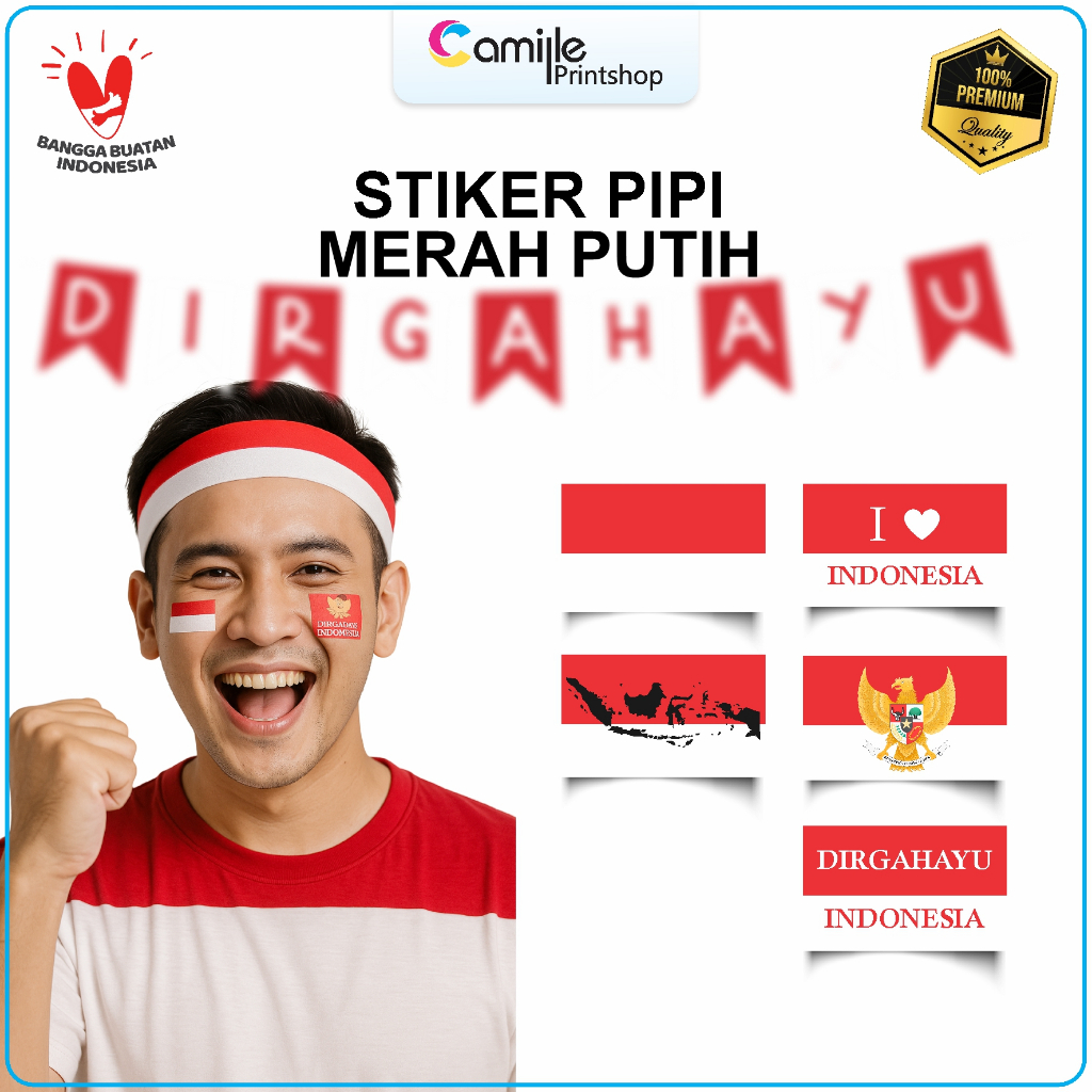 Jual Stiker Pipi Merah Putih, Stiker Bendera Indonesia, Stiker ...