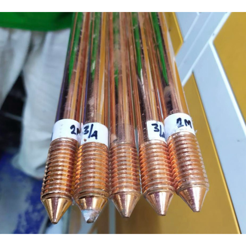 Jual Rod Bonded 3/4 Inch 18 mili Copper Plating Rod Batang Arde ...