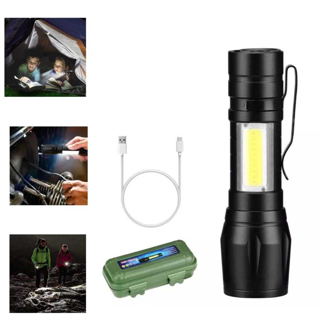 Jual Senter Mini || Portable Emergency Lamp || USB Charge | Shopee ...