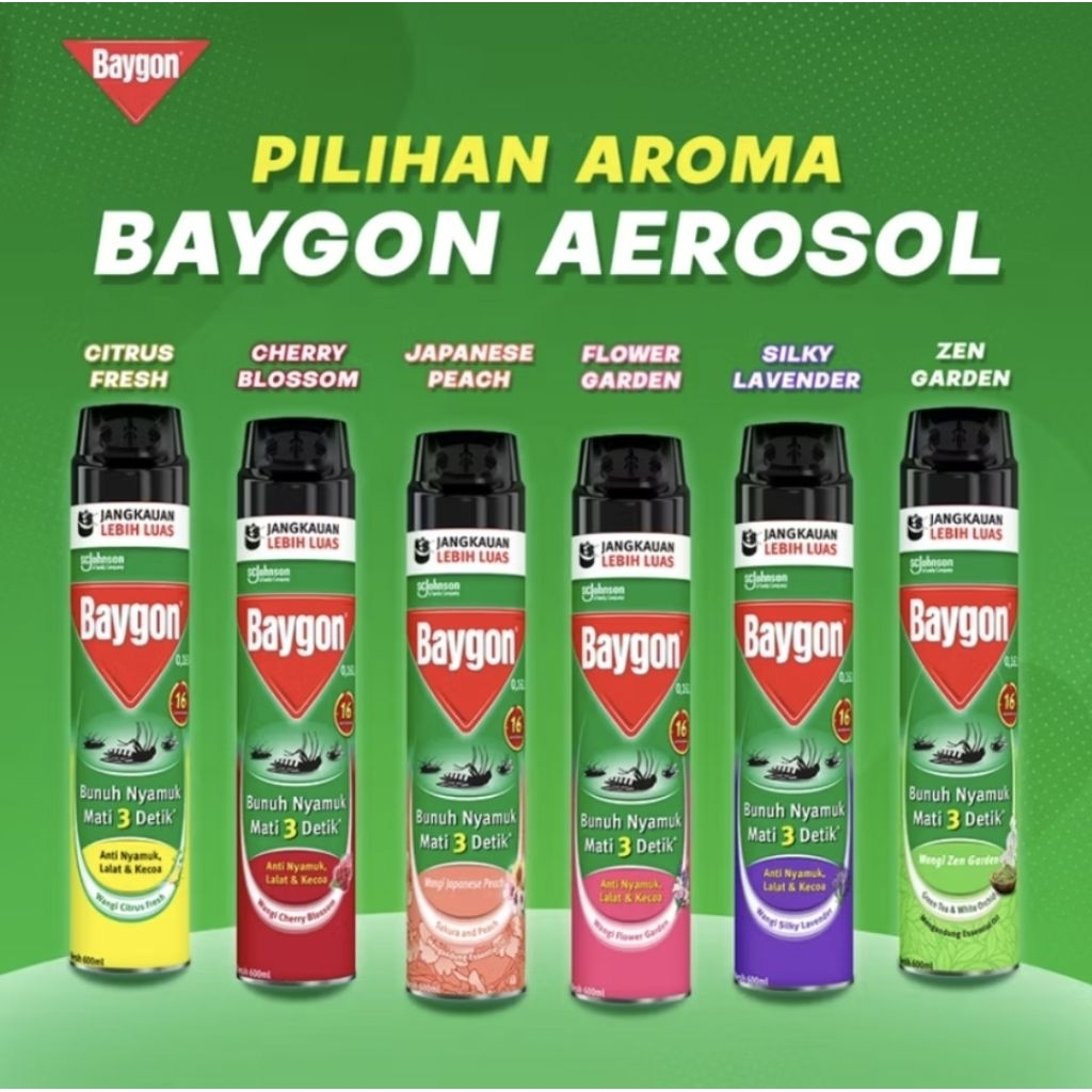 Jual Baygon Aerosol Spray 750 Ml All Varian Baygon Max Anti Lalat dan ...