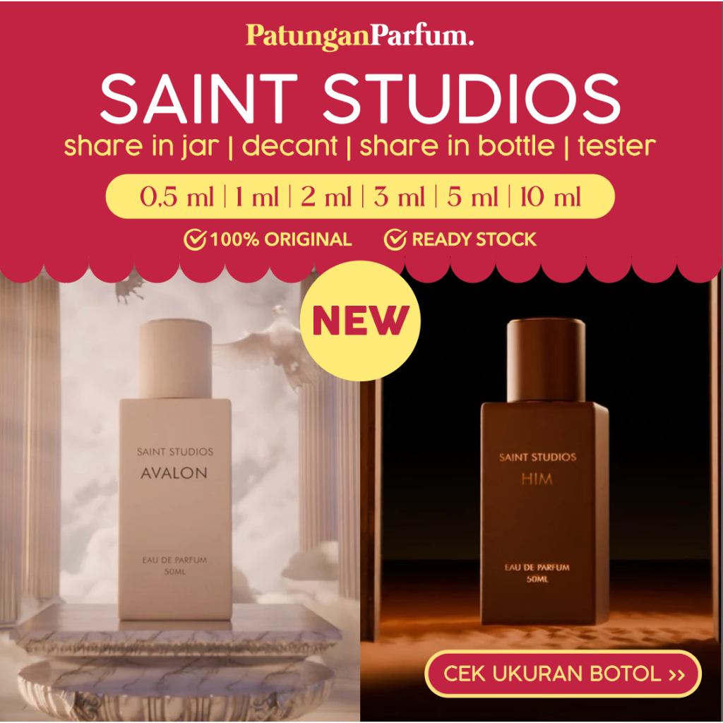Jual Decant Saint Studios by Niky Cu - Avalon Him | Share in Jar | Patungan Parfum | Shopee ...