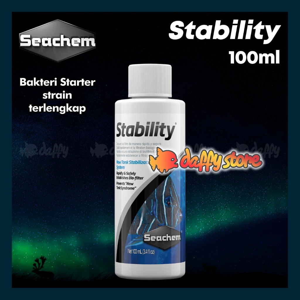 Jual Seachem STABILITY 100 ml (bacteria biofilter) bakteri starter ...