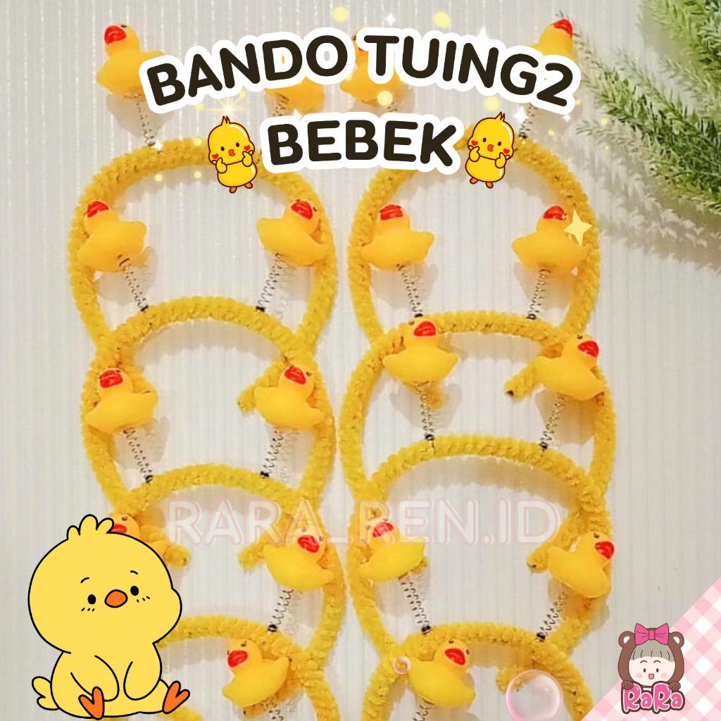 Jual BANDO TUING TUING BEBEK KUNING LUCU BANDO LUCU KOREA / BANDO KOREA ...