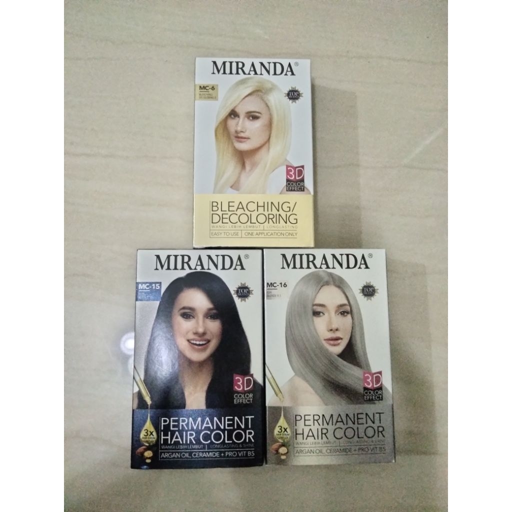 Jual READY MIRANDA HAIR COLOR MC 15 BLUE BLACK | MIRANDA HAIR COLOR MC ...