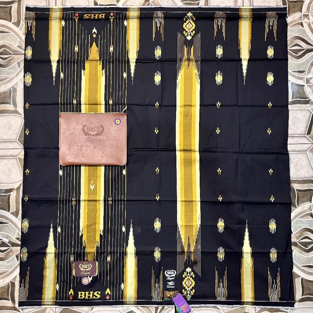 Jual Sarung BHS Royal SGF Gold Premium Mercerized Songket Timbul ...