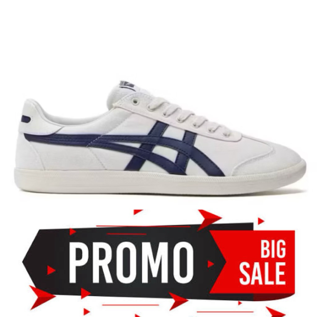 Jual Sepatu Onitsuka Tiger Tokuten Cream Navy // Free faverbag & kaos kaki | Shopee Indonesia