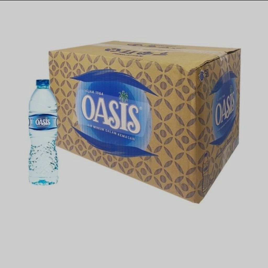 Jual OASIS Botol 600mL 1 Dus Isi 24 Botol (SE/Y.r) | Shopee Indonesia