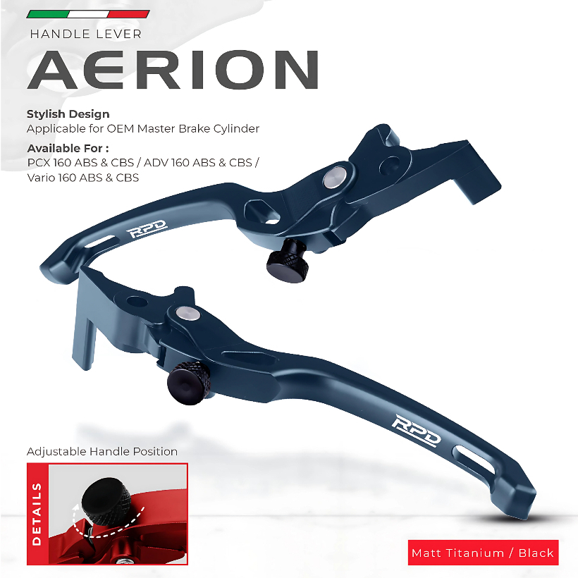 Jual RPD Handle Lever Tuas Rem Aerion For PCX / ADV / Vario 160 ABS ...