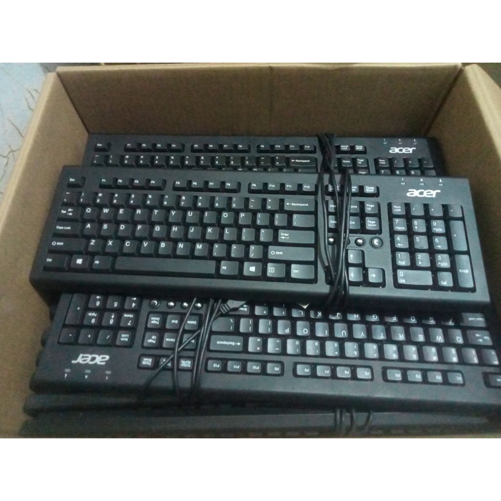 Jual Keyboard USB/PS2 Acer /hp/dell/Lenovo Original tombol empuk di ...