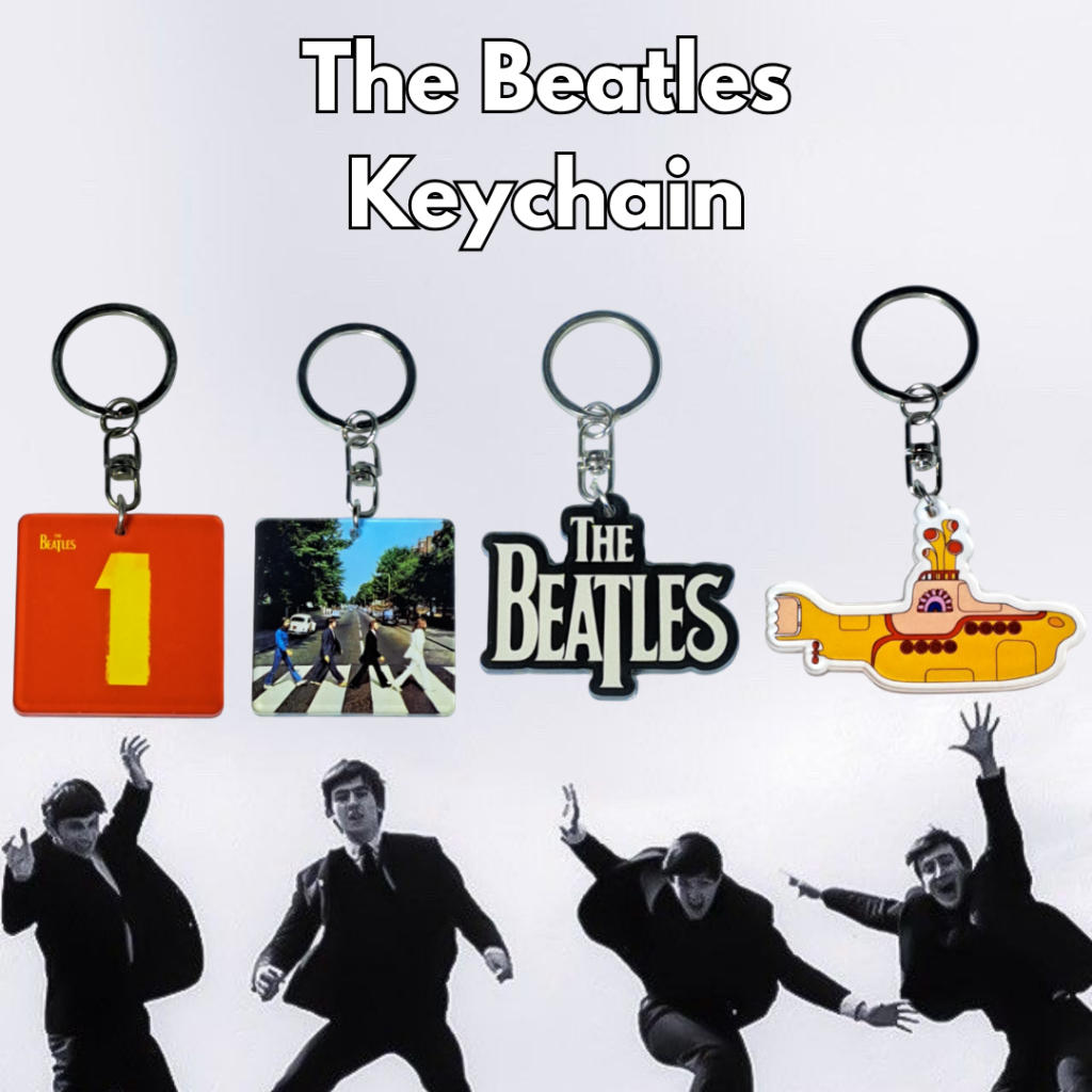 Jual The Beatles Keychain | Album Cover Keychain | Shopee Indonesia
