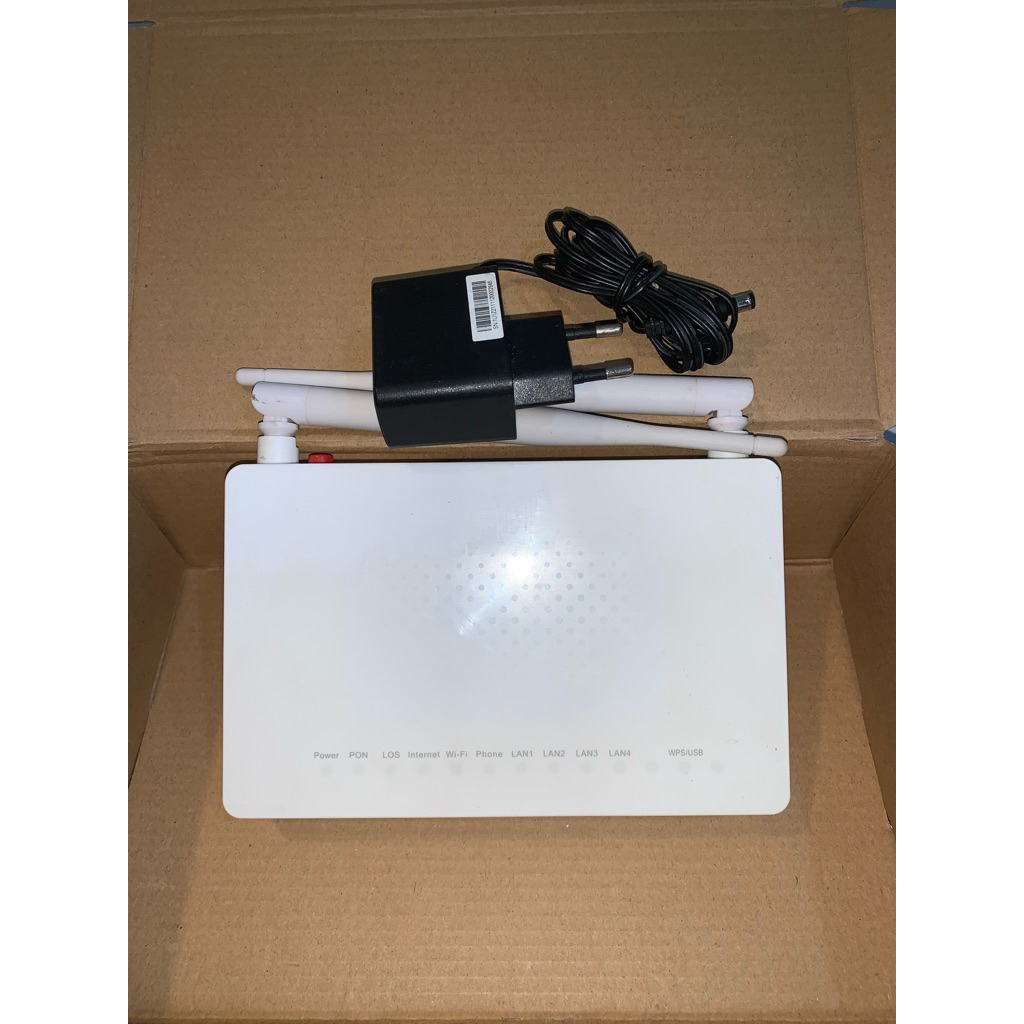 Jual ZTE Router GPON Ont F690 V2.0 + Adaptor Original | Shopee Indonesia