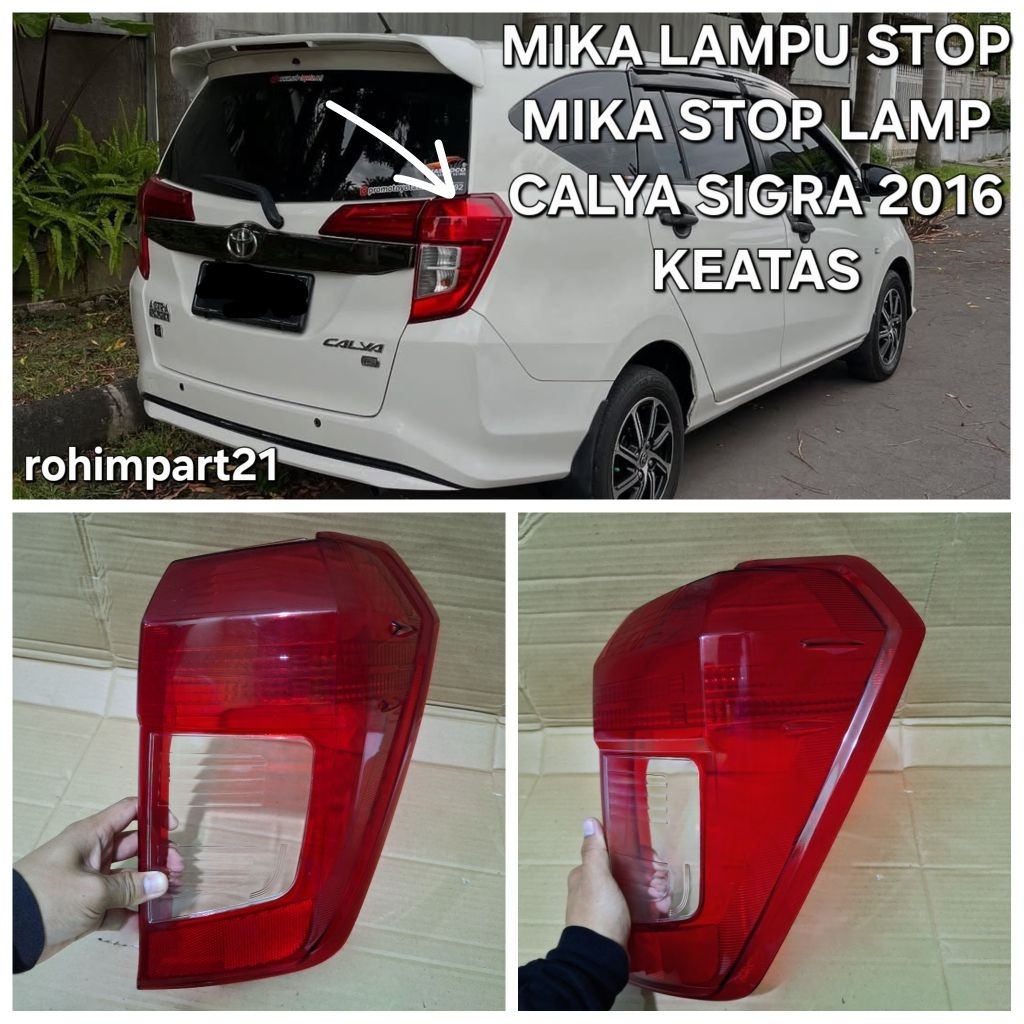 Jual MIKA LAMPU STOP MIKA STOP LAMP CALYA SIGRA TAHUN 2016 - 2024 | Shopee Indonesia