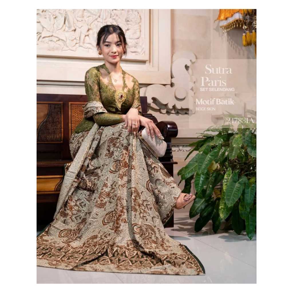 Jual Klambi Bali - Kamen Sutra Paris ATBM Set Selendang Motif Terbaru ...