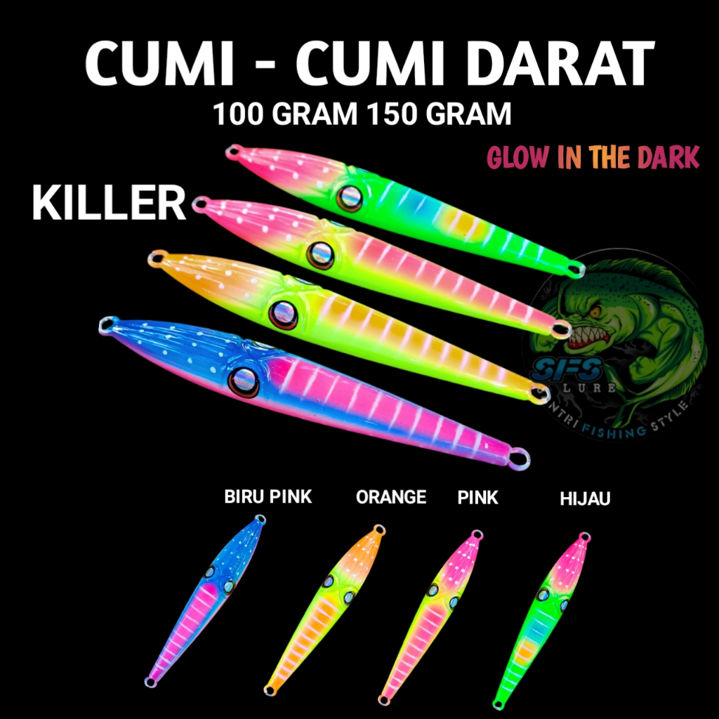 Jual Umpan pancing Metal jig cumi 150gram metal jig 100gram metal jig ...