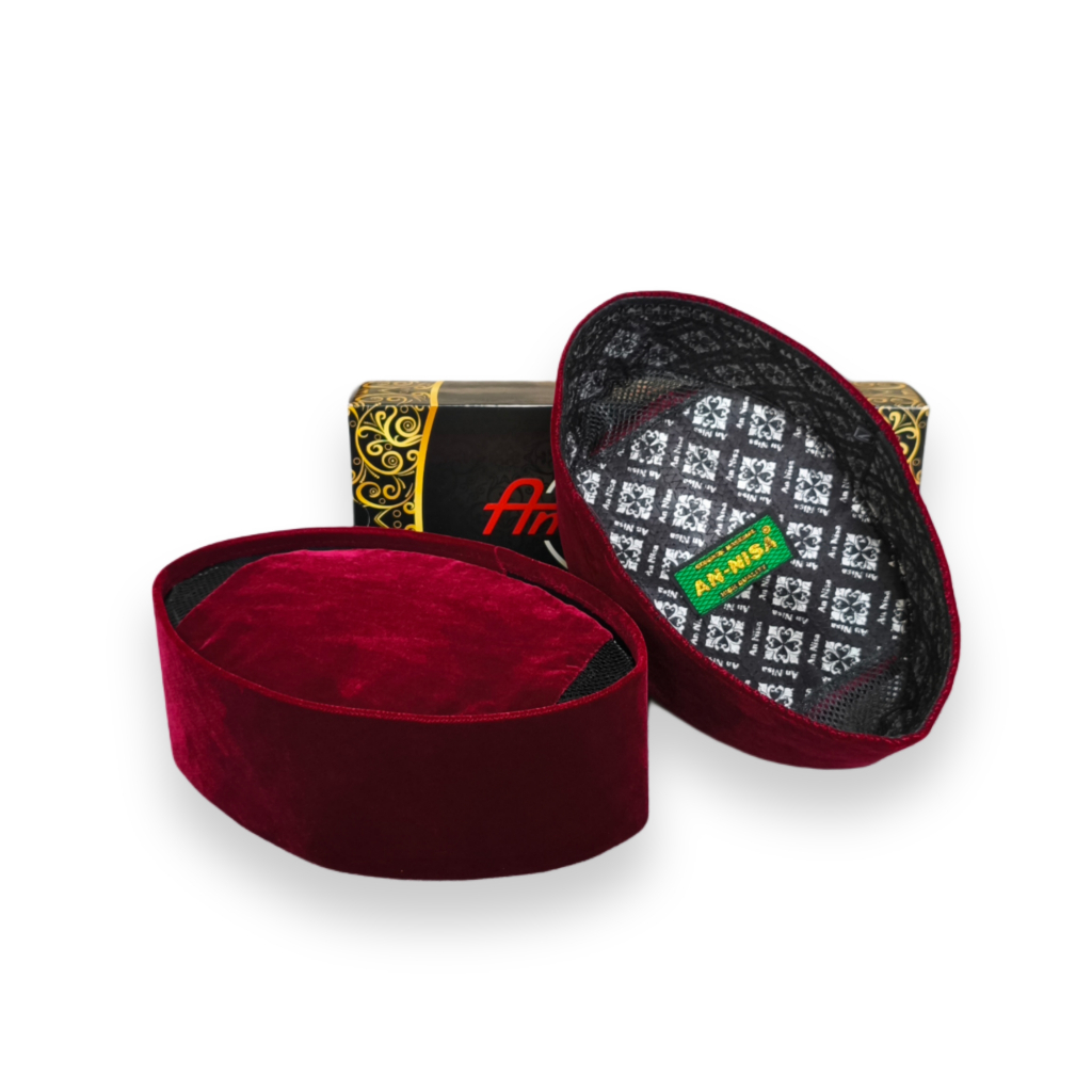 Jual Peci Songkok Merah Betawi Si Pitung Peci Kopiah Marun Polos Ac ...