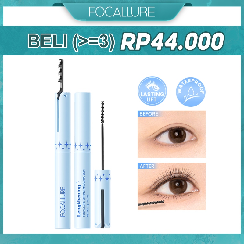 Jual FOCALLURE Maskara Ultra-halus 2MM 2 IN 1 Sisir Bulu Mata Bawaan ...