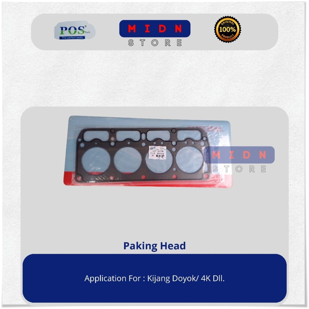 Jual Packing head/ Paking Head Kijang 4k/Kf20 Original (Pos) | Shopee ...