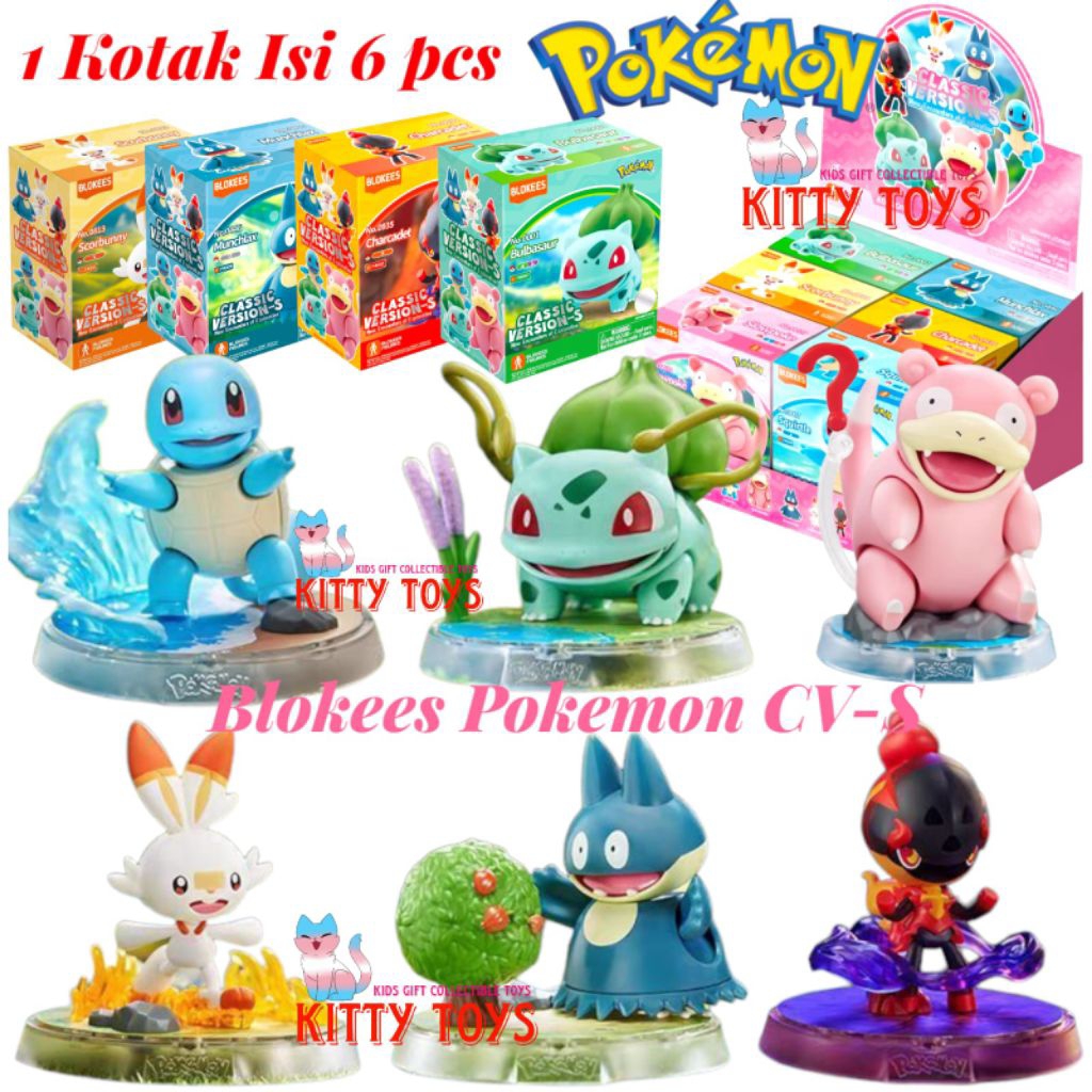Jual NEW!! BLOKEES POKEMON CV-S CLASSIC VERSION S VOL 02 BULBASAUR ...