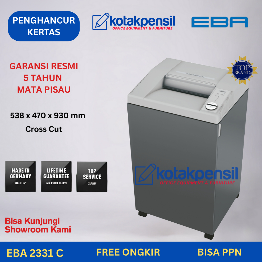 Jual Mesin Penghancur Kertas EBA 2331 C|Paper Shredder EBA 2331 C|Mesin ...