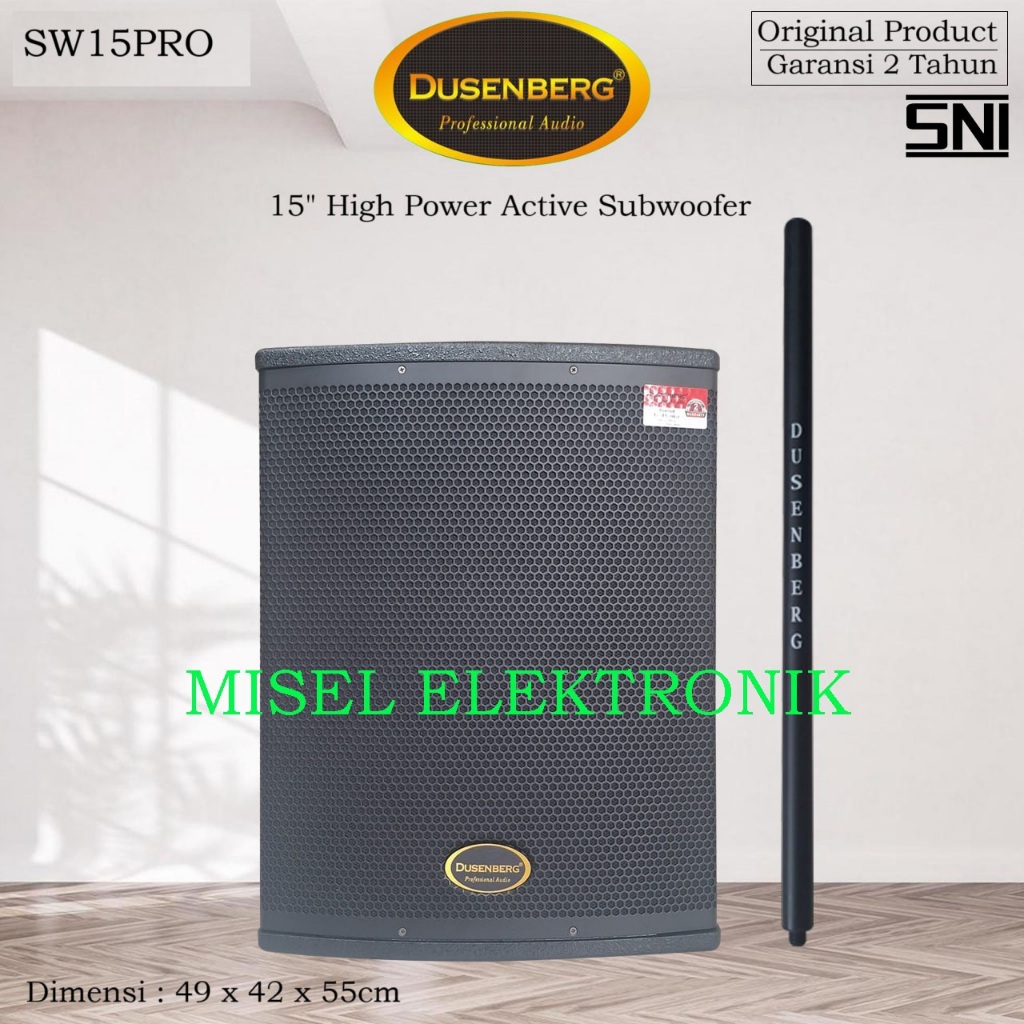 Jual Dusenberg DB15PRO Professional Active Subwoofer 15 Inch Original ...