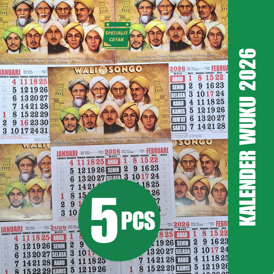 Jual GROSIR KALENDER WUKU 2026 - KALENDER JAWA LANGSUNG PRODUSEN ...