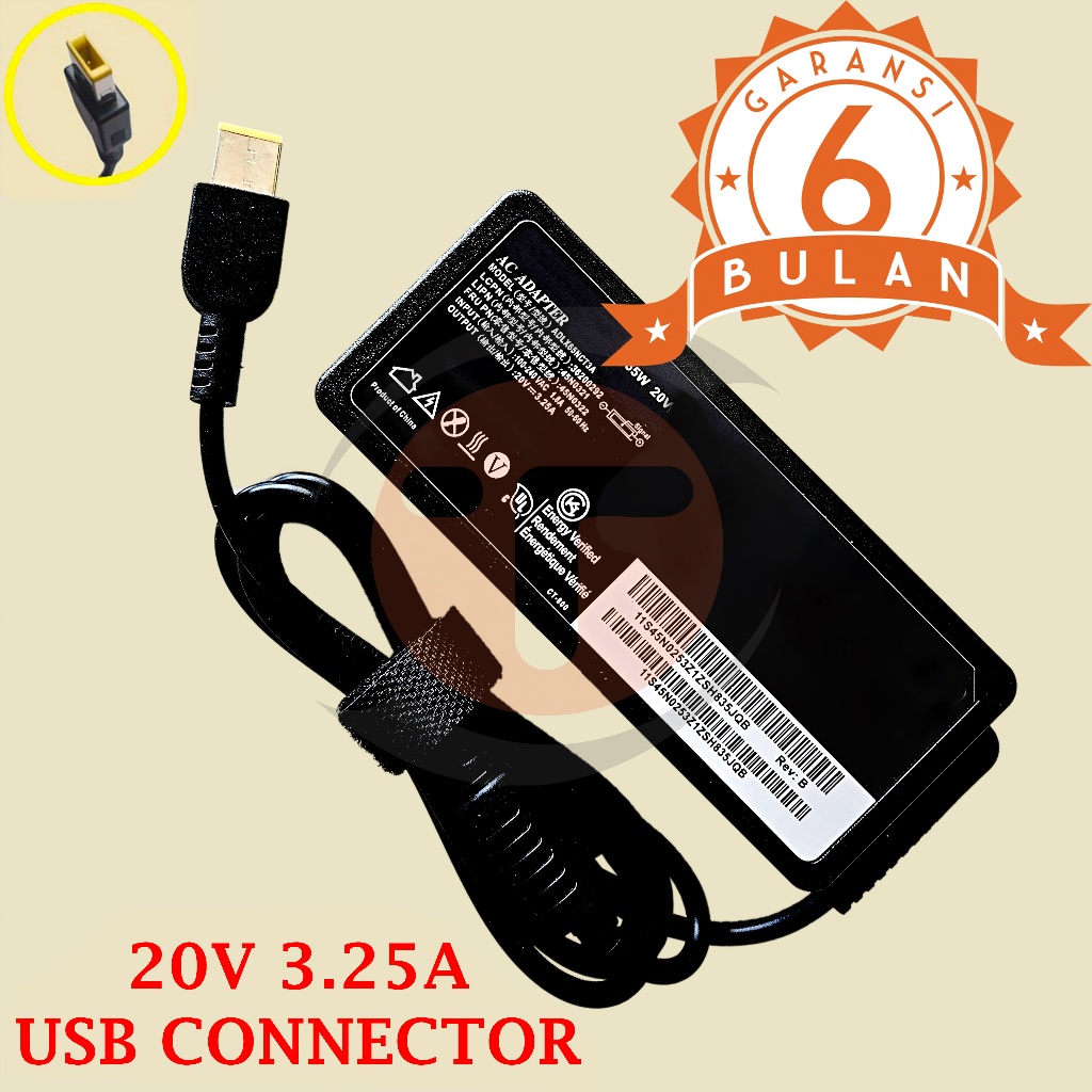 Jual Adaptor Charger Laptop Untuk Lenovo E440 E450 E455 E460 E465 IdeaPad Yoga 11S Yoga 13 ...