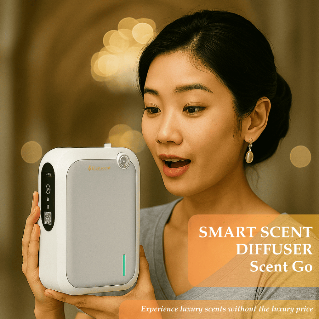 Jual Elenscent Smart Scent Diffuser Waterless Coverage 200m3 Scent Go Nebulizer Penyebar Aroma ...