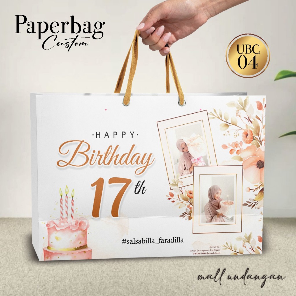 Jual PAPER BAG ULANG TAHUN BAHAN BRIEF CARD - PAPERBAG ULTAH - TAS ...