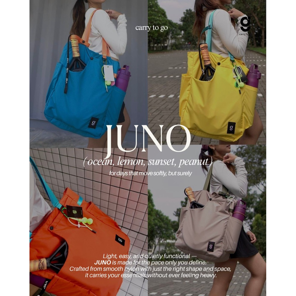 Jual CARRY TO GO - JUNO PADEL SPORTBAG NYLON | Shopee Indonesia