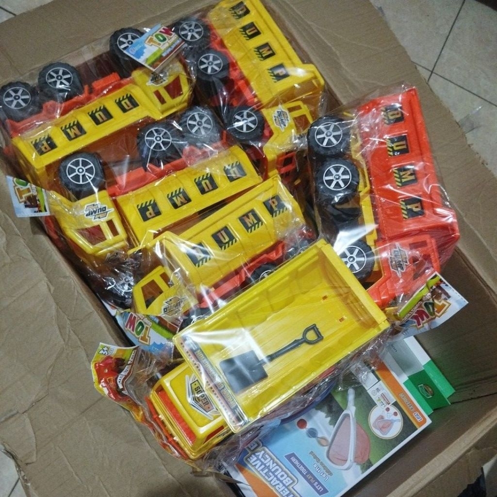 Jual oketoys mainan mobil truk bak dump truk truck bintang TD TTD KX ...